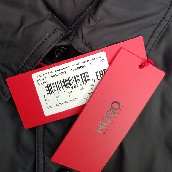 Hugo Boss | Jackets & Coats | New Mens Hugo Hugo Boss Black Jacket ...